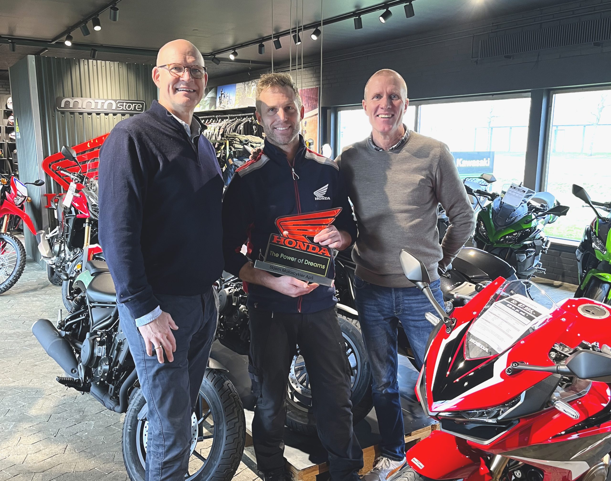 Skjern Motorcykler får æresprisen The Power of Dreams – Bike powered by ...